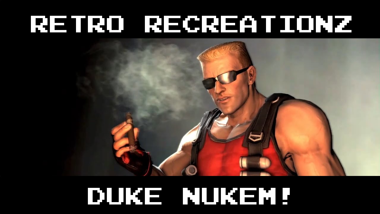 Retro Recreationz - Episode 9: Huge Duke Nukem Pixel-Art! - YouTube