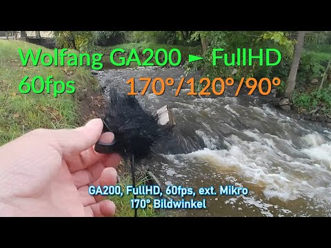 Wolfang GA200 Action Cam FullHD 60 fps 170°/120°/90° Test Video ...