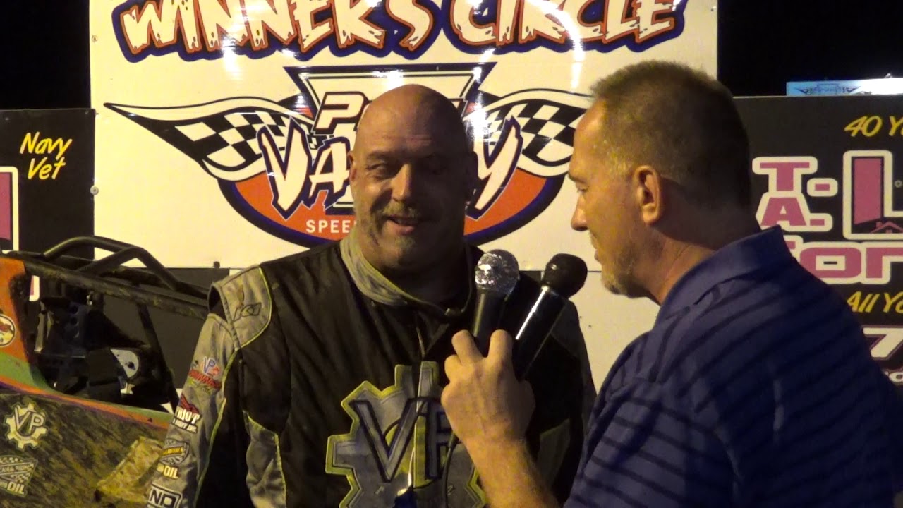 Billy Brian Jr in victory lane at Path Valley 9-21-19 - YouTube