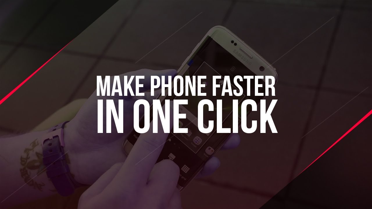 How To Make Android Phone Faster In One Click Tutorial 2016 17 Youtube
