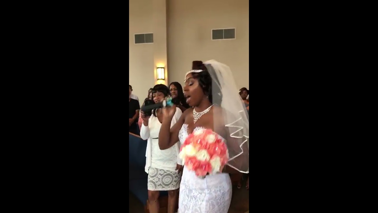 Bride Sings to Groom - Better View - YouTube