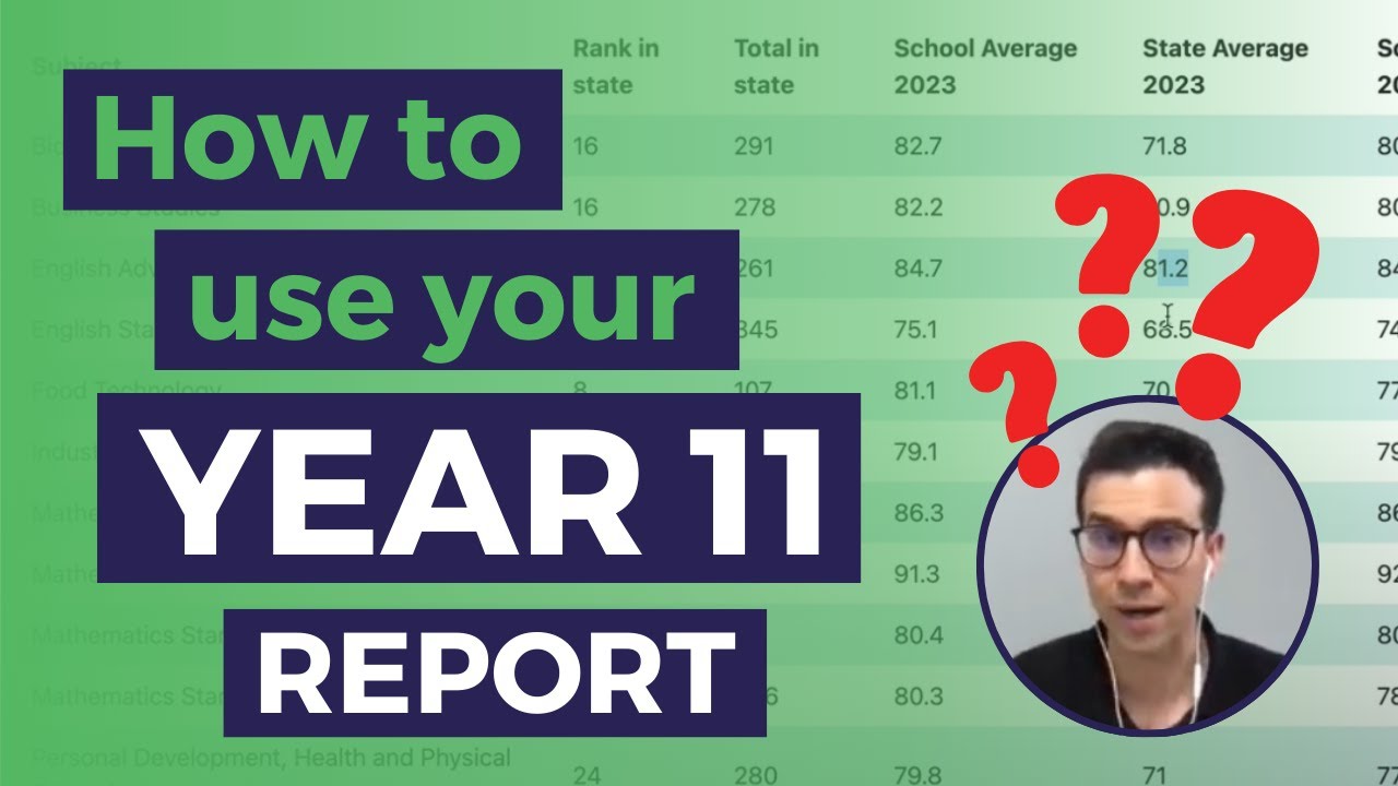 How to Make Sense of Your Year 11 Report and What It Means for Your HSC ...