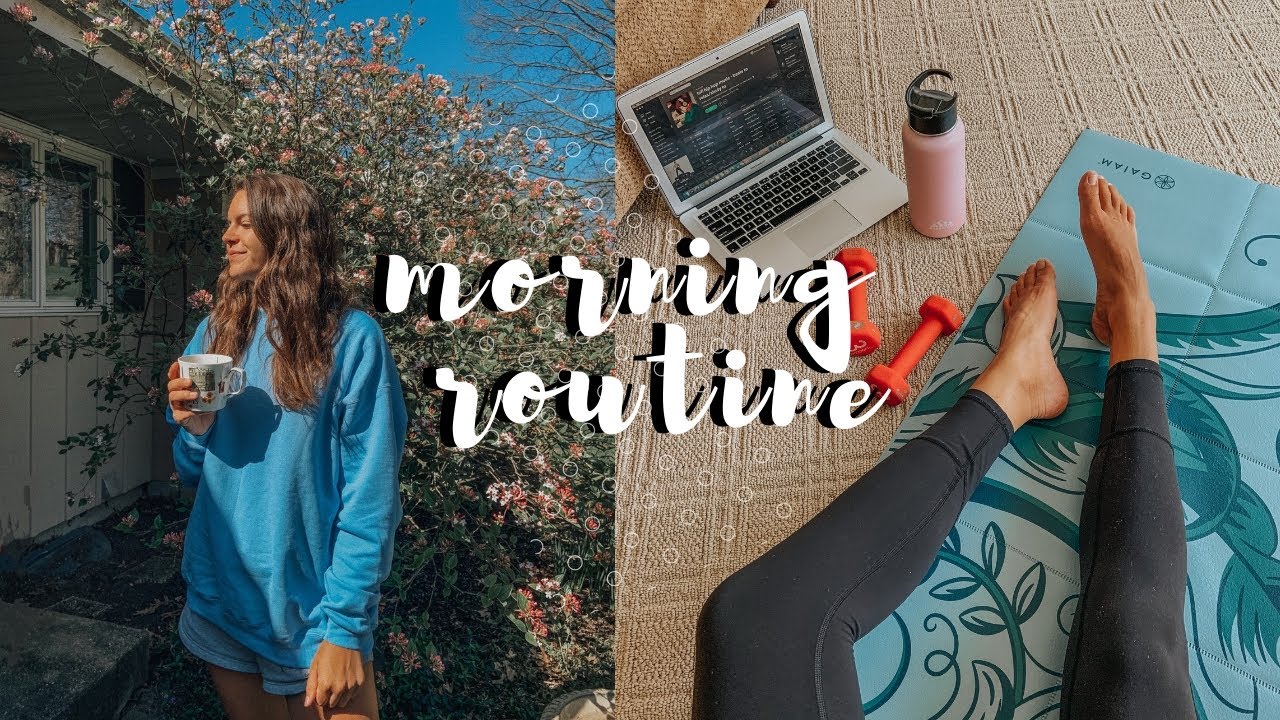 quarantine morning routine | relaxing & being productive - YouTube