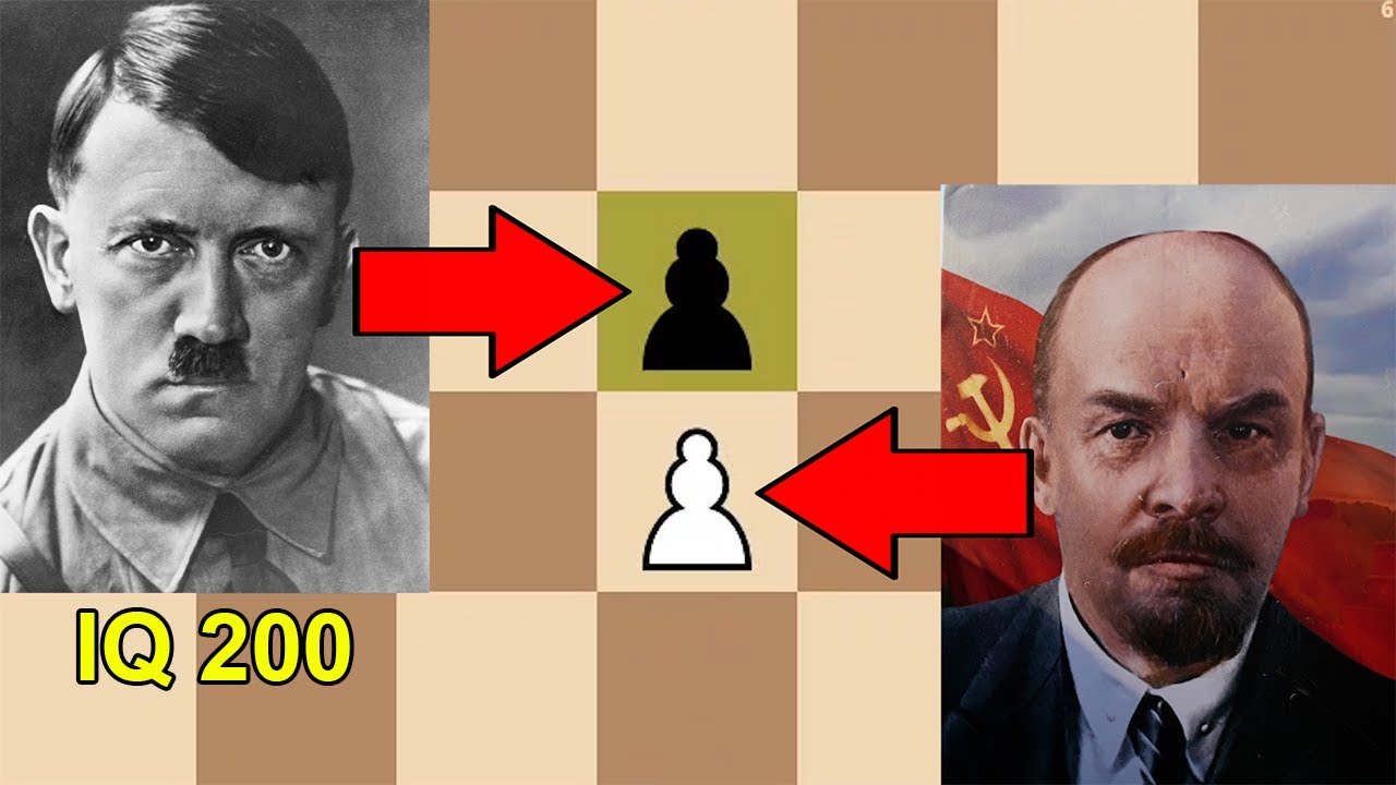Hitler Vs Vladimir Lenin Real Chess Game - YouTube
