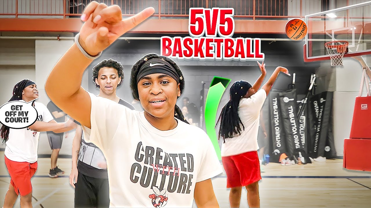 FULL COURT PICKUP GAME GETS INTENSE... 🏀 (5v5 Basketball) - YouTube