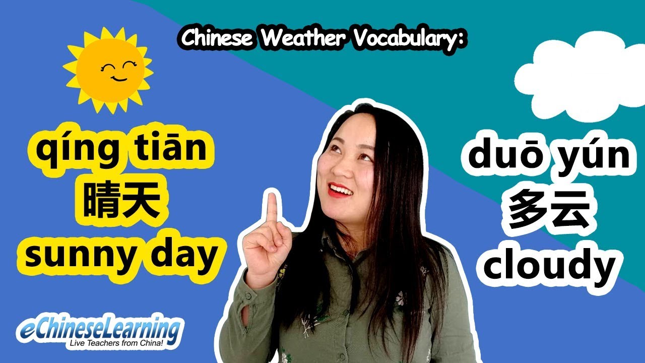 Intermediate Adult Mandarin Chinese Lesson: "Talk About Weather" with ...