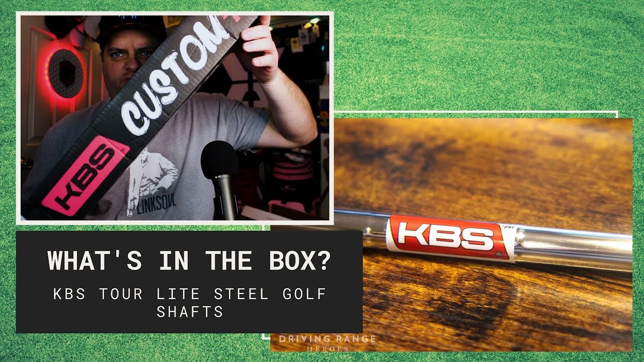 What's In The Box? The KBS Tour Lite Steel Golf Shafts - YouTube