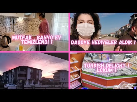 #günlükvlog #temizlik #turkishdelight DADDYE VE EŞİNE HEDİYE ALDIK! ÇOCUKLARIMDAN 1 GÜN AYRI KALDIM☹