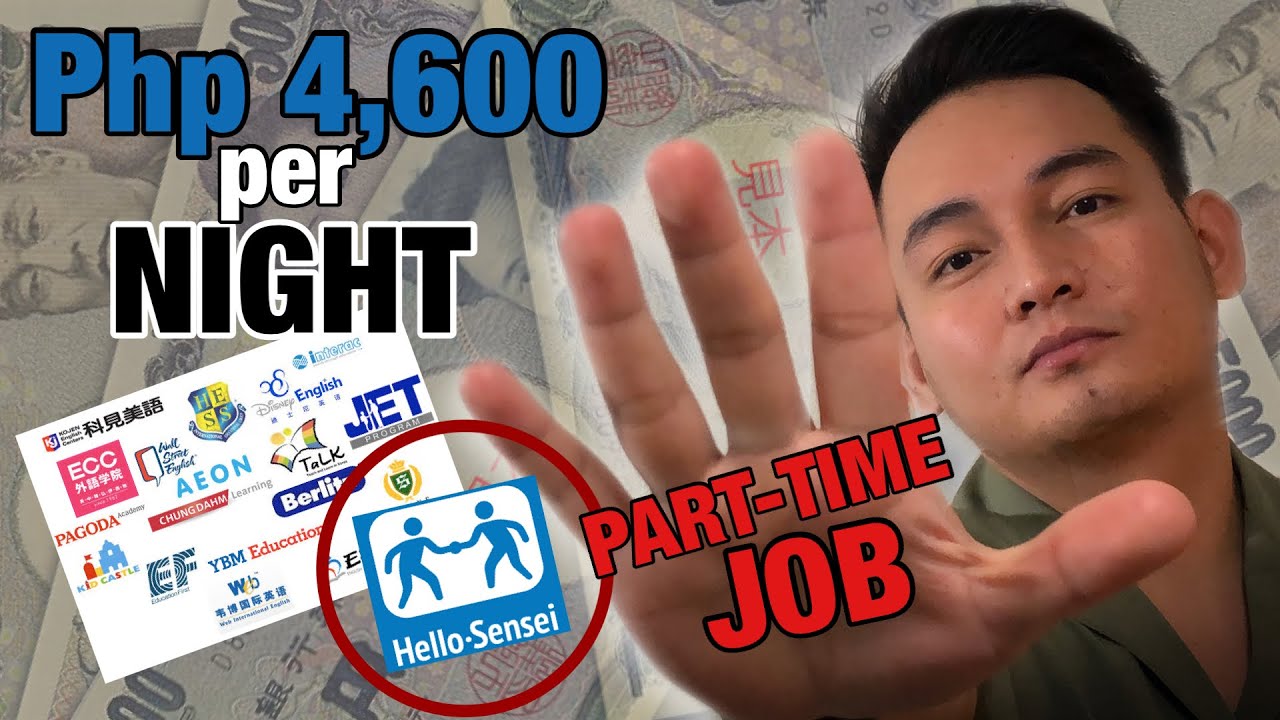 EASY MONEY PART-TIME JOB IN JAPAN (ALT in Japan) | Tagalog # ...