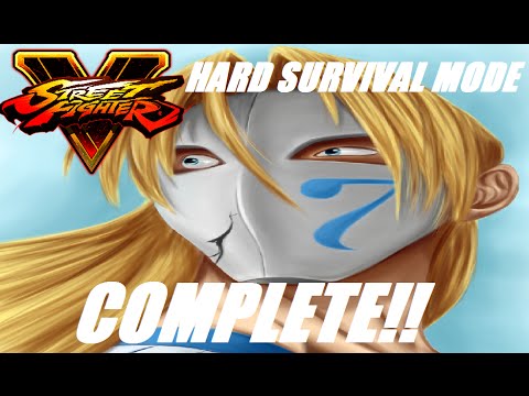 SFV VEGA HARD SURVIVAL MODE COMPLETE!!