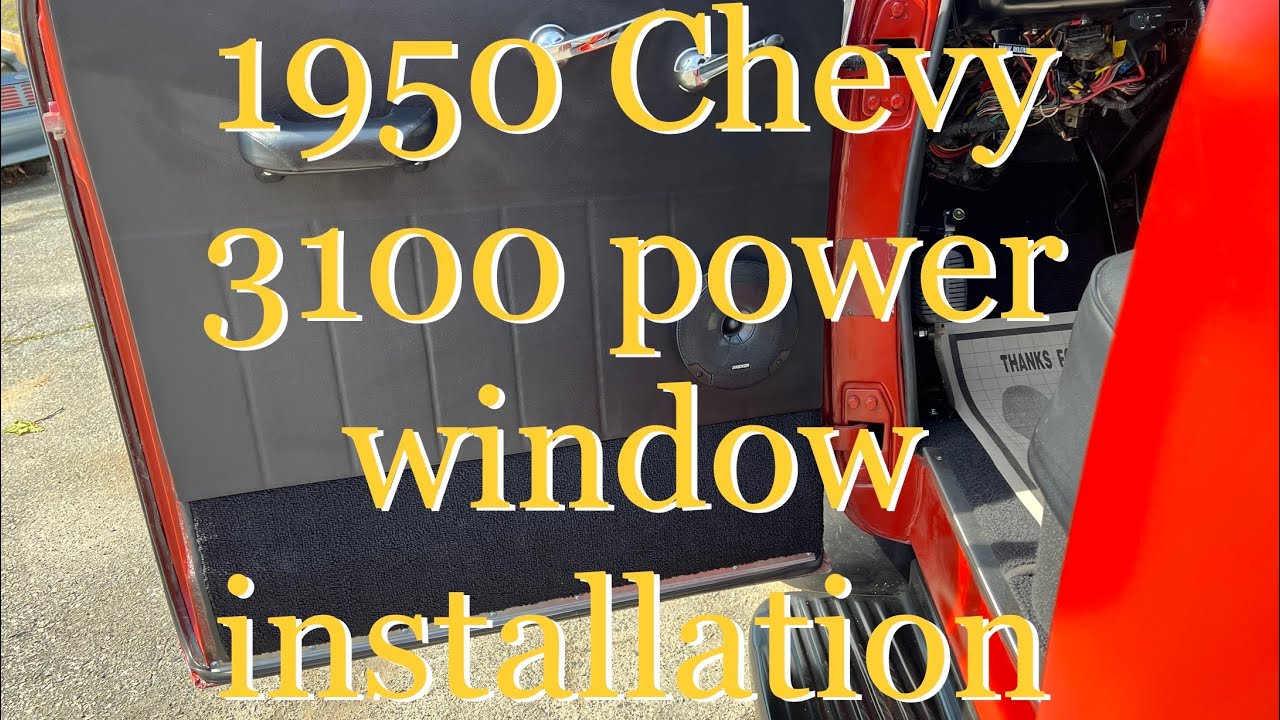 1950 Chevy 3100 Power Windows Part - 1 - YouTube