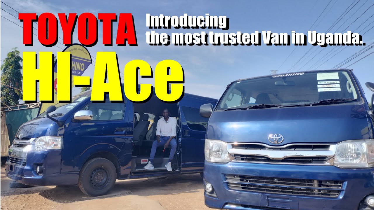 Introducing two different types of TOYOTA Hi-Ace, called as "Drone" and ...