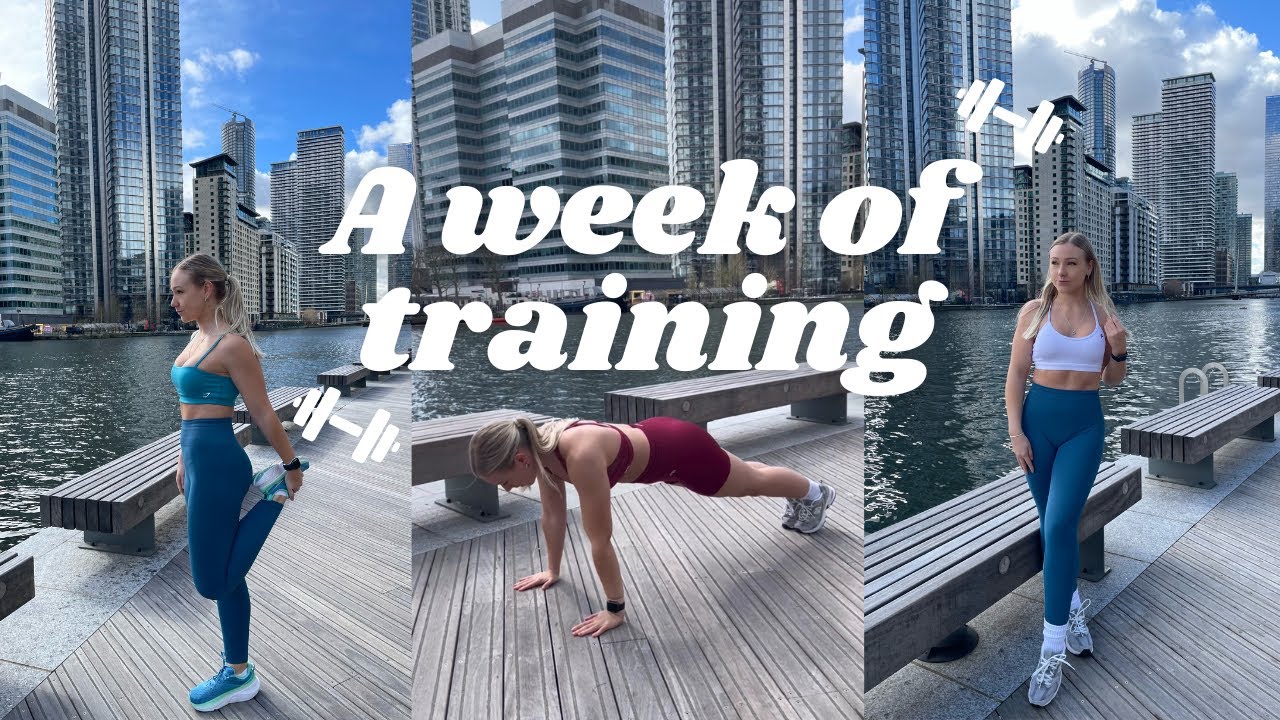 FULL WEEK OF WORKOUTS WITH ME | let's train together for a week - YouTube