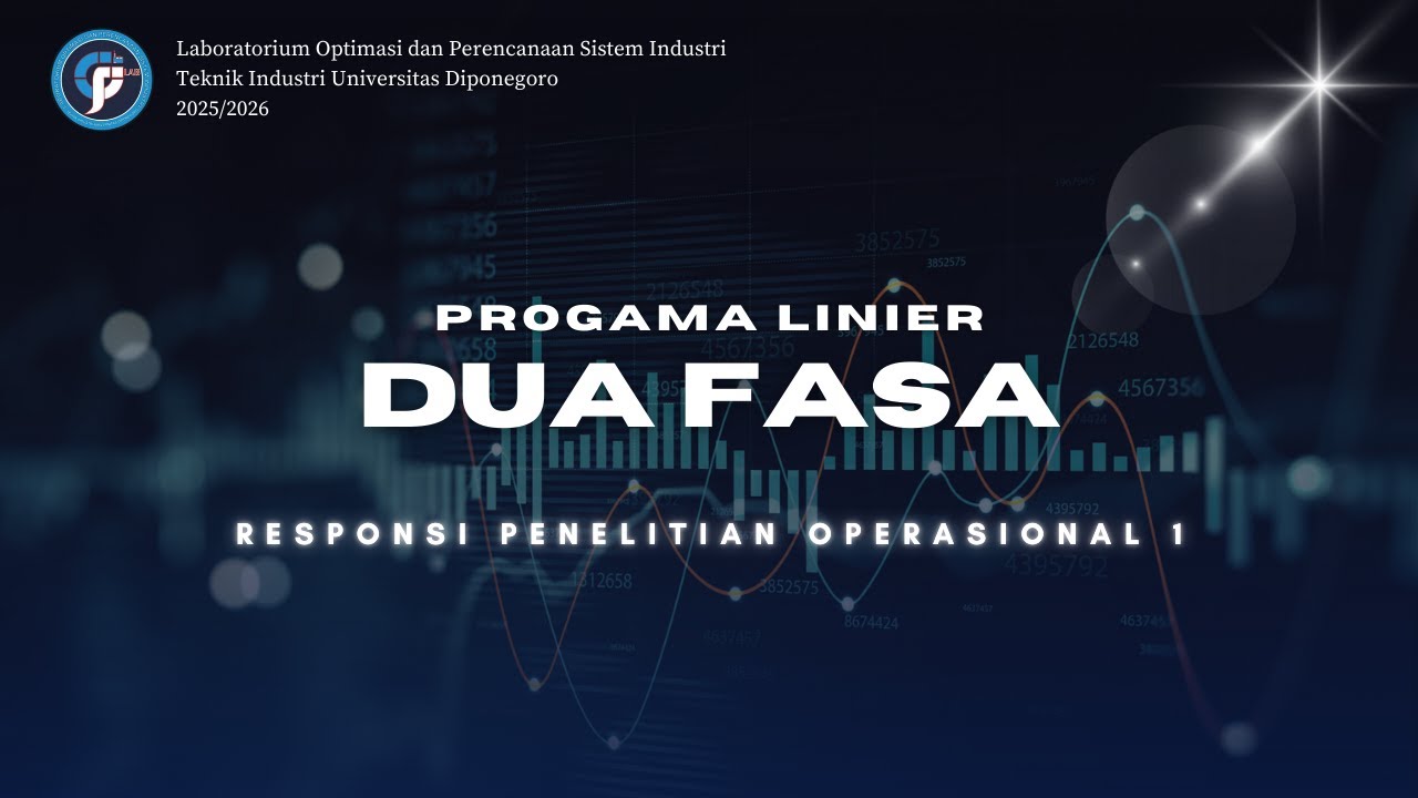 Programa Linier Metode Dua Fasa | Responsi Penelitian Operasional 1 2025 - YouTube