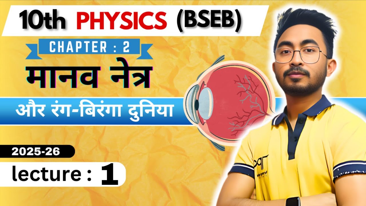 Human Eye/ Structure And Working Of eyes/ ch-2/Physics/ class 10/ le-1 ...