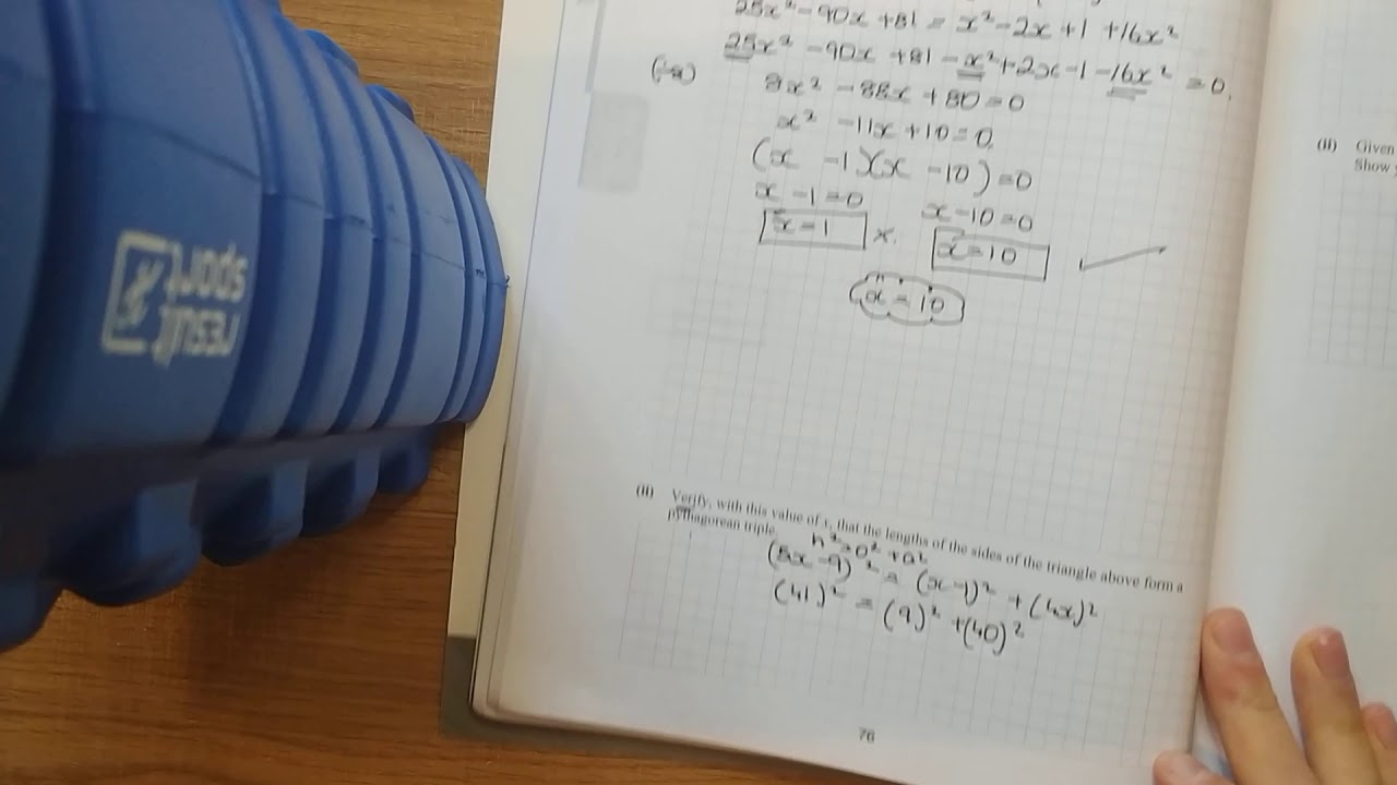 LC HL Maths 2016 Paper 1 q5 - YouTube