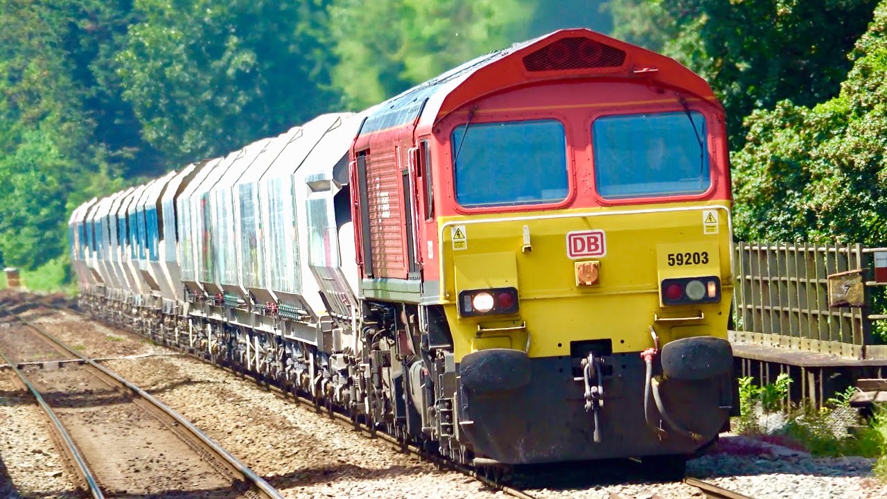 Unseen Freight + Light Engine Workings, June 2019 - YouTube