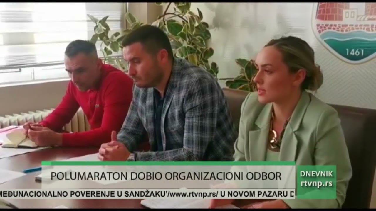 Emir Mehmedović na čelu organizacije Pazarskog polumaratona - YouTube
