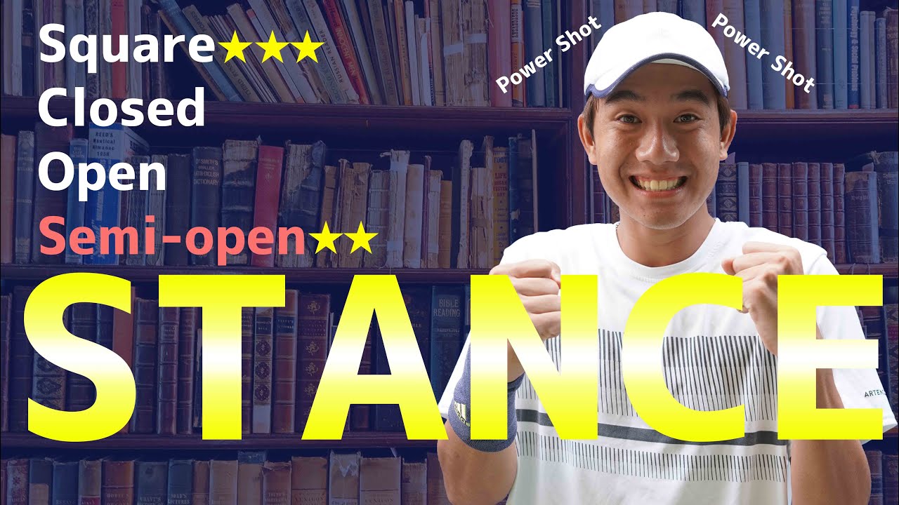【Tennis】Introduction 4 variety of stance!The best stance is semi-open ...