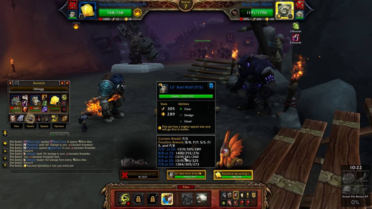 Odrogg "Snail Fight!" - [EN] Legion Pet Battle - YouTube