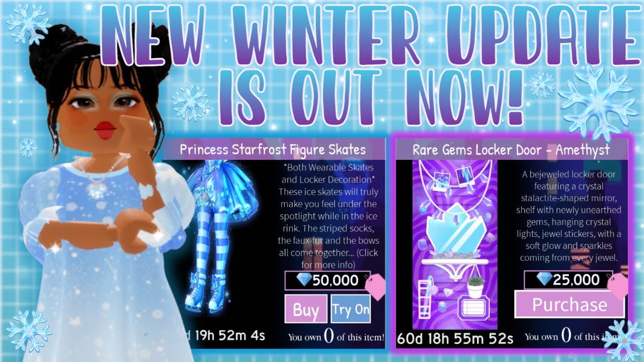 NEW WINTER UPDATE WAVE 1 IS OUT NOW! | NEW LOCKER, SETS, & New Shop ...