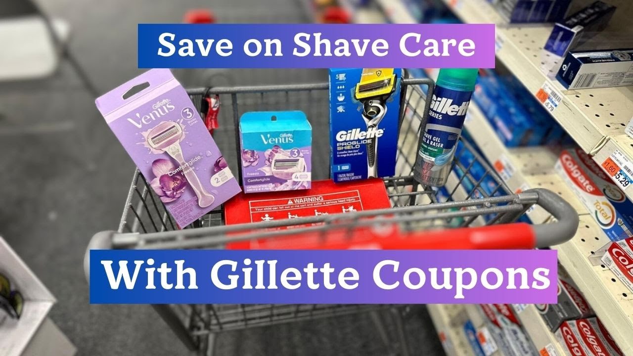 Save on Shave Care with Gillette Coupons - YouTube