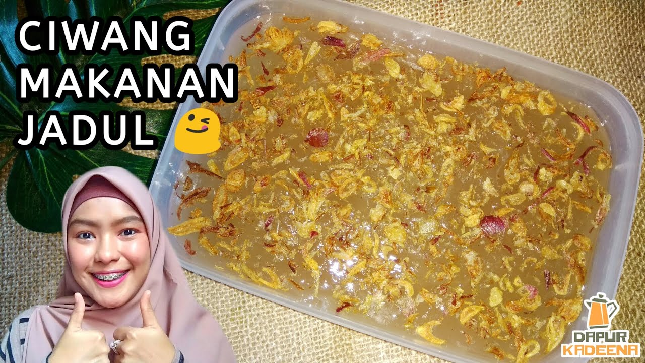 CARA MEMBUAT CIWANG ACI BAWANG MAKANAN JADUL - YouTube