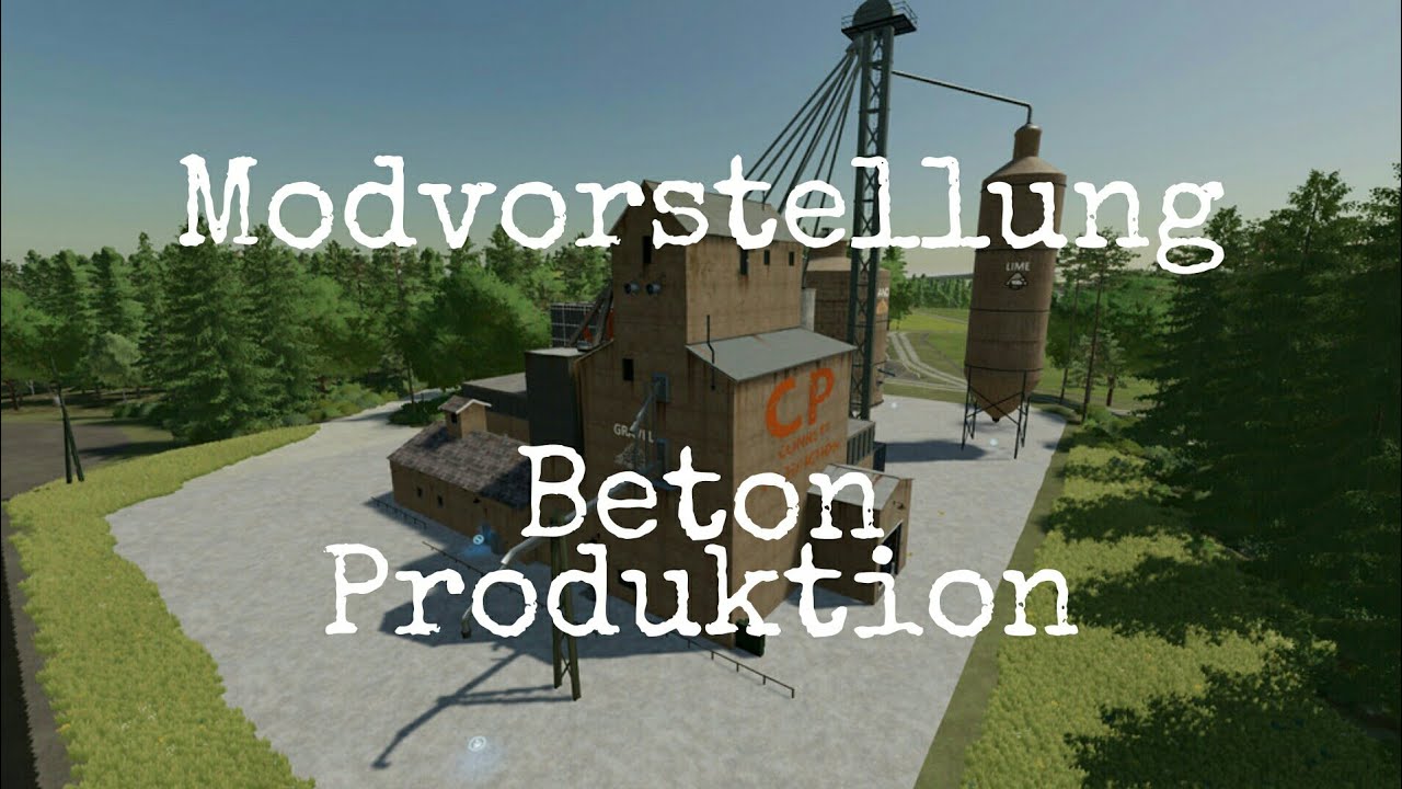 LS22 Mods (Ps4) Betonproduktionsanlage Modvorstellung (Ps4,Ps5,Xbs,Xb1 ...