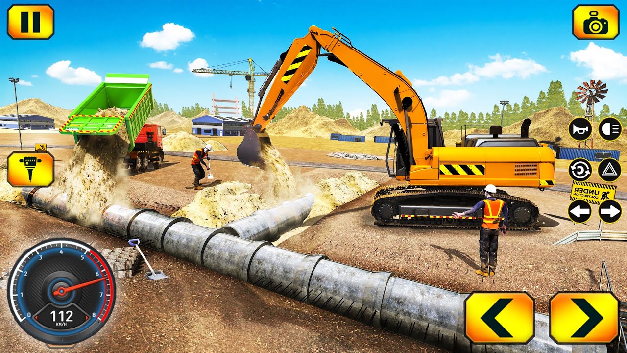 Heavy Excavator Simulator 3D excavator games with heavy machines ...