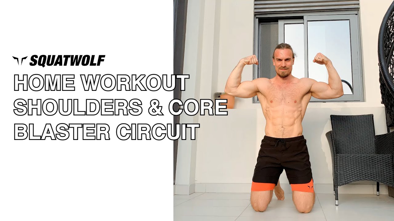 30 Minutes Shoulder & Core Workout At Home - Shoulder & Core Circuit ...