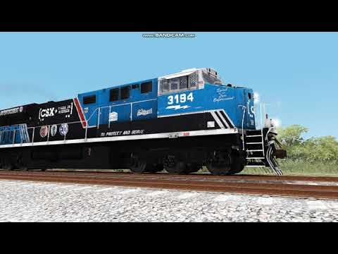 TS2021 CSX 3194 With a Mixed Train With a RS5T - YouTube