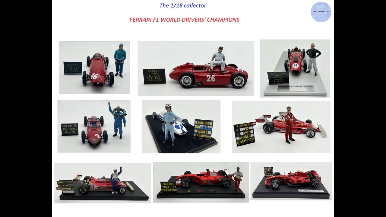 Ferrari F1 WORLD DRIVERS' CHAMPIONS - YouTube