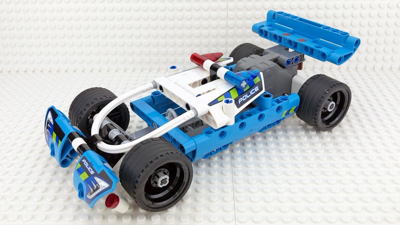 Lego Technic 42091 Police Pursuit 2019 Set Quick Look / Action ...