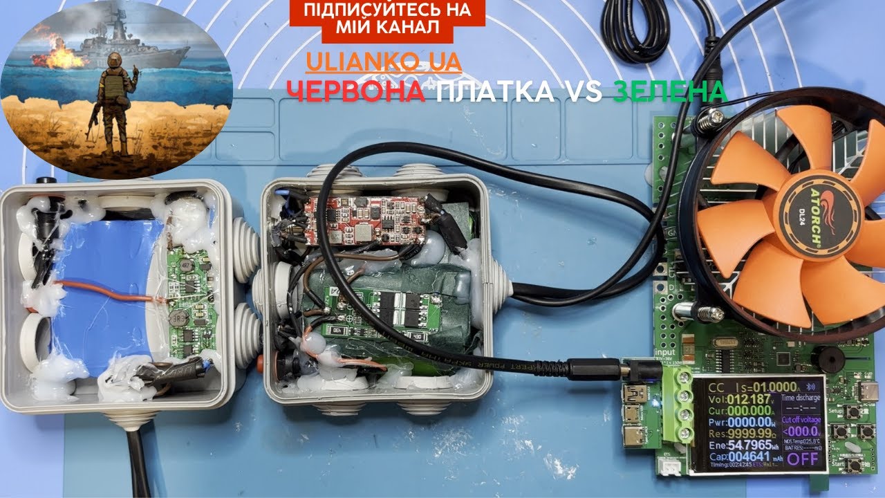 Бесперебійник (ДБЖ) для роутера своїми руками червона платка 2S 3P ...