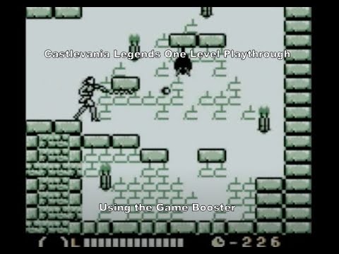 Castlevania Legends One Level Playthrough using the Game Booster for ...