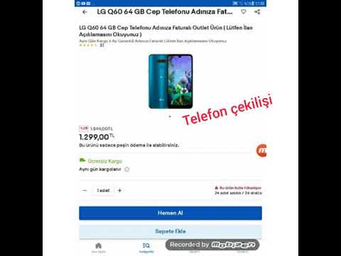 TELEFON ÇEKİLİŞİ !!!!!!!!!!!! 2020