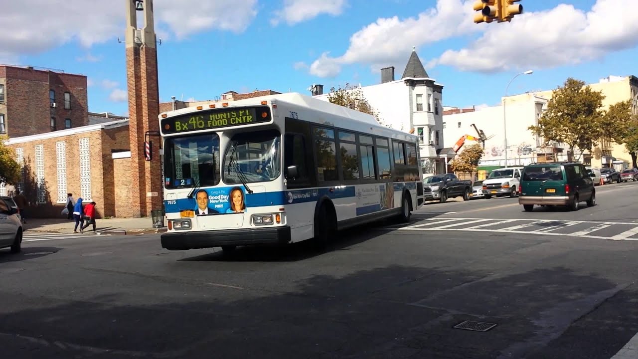 MTA New York City Bus: Orion 07.501 OG NG [#7675] Bx46 Bus @ E. 156th ...