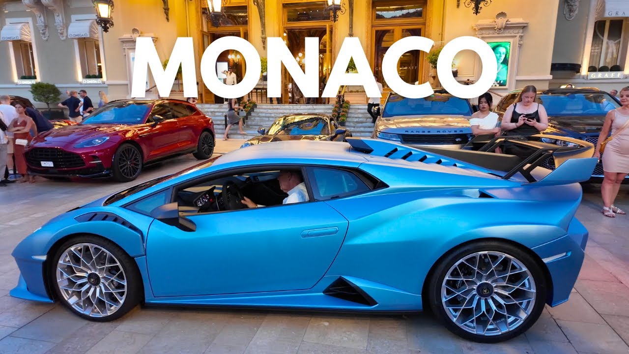 Supercars Arriving at Casino de Monaco | Monaco, Luxury, Summer 4K ...