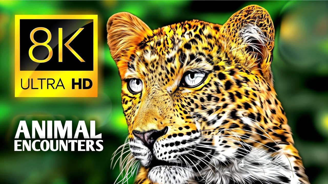 Animal Encounters In 8K Ultra Hd 60 Fps - Most beautiful Wild Animals ...