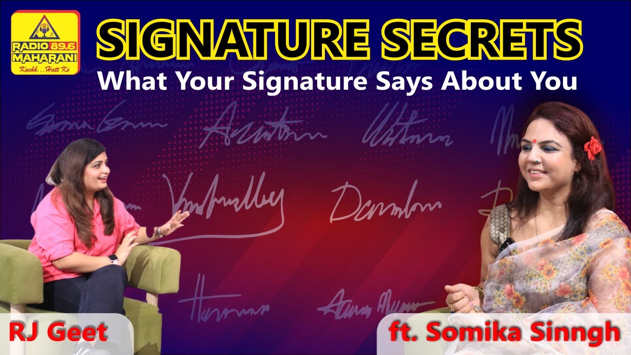 Signature Secrets: What Your Signature Says About You ft. Somikaa ...