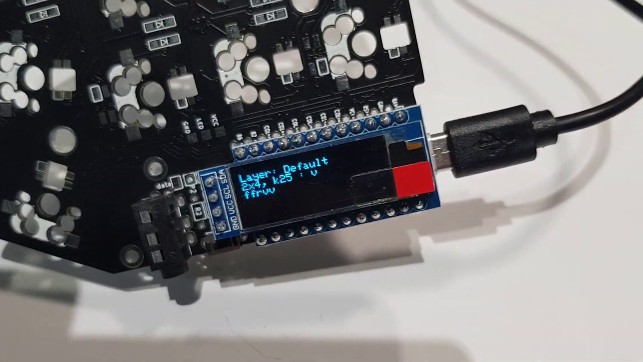 Corne/Crkbd OLED Test. - YouTube