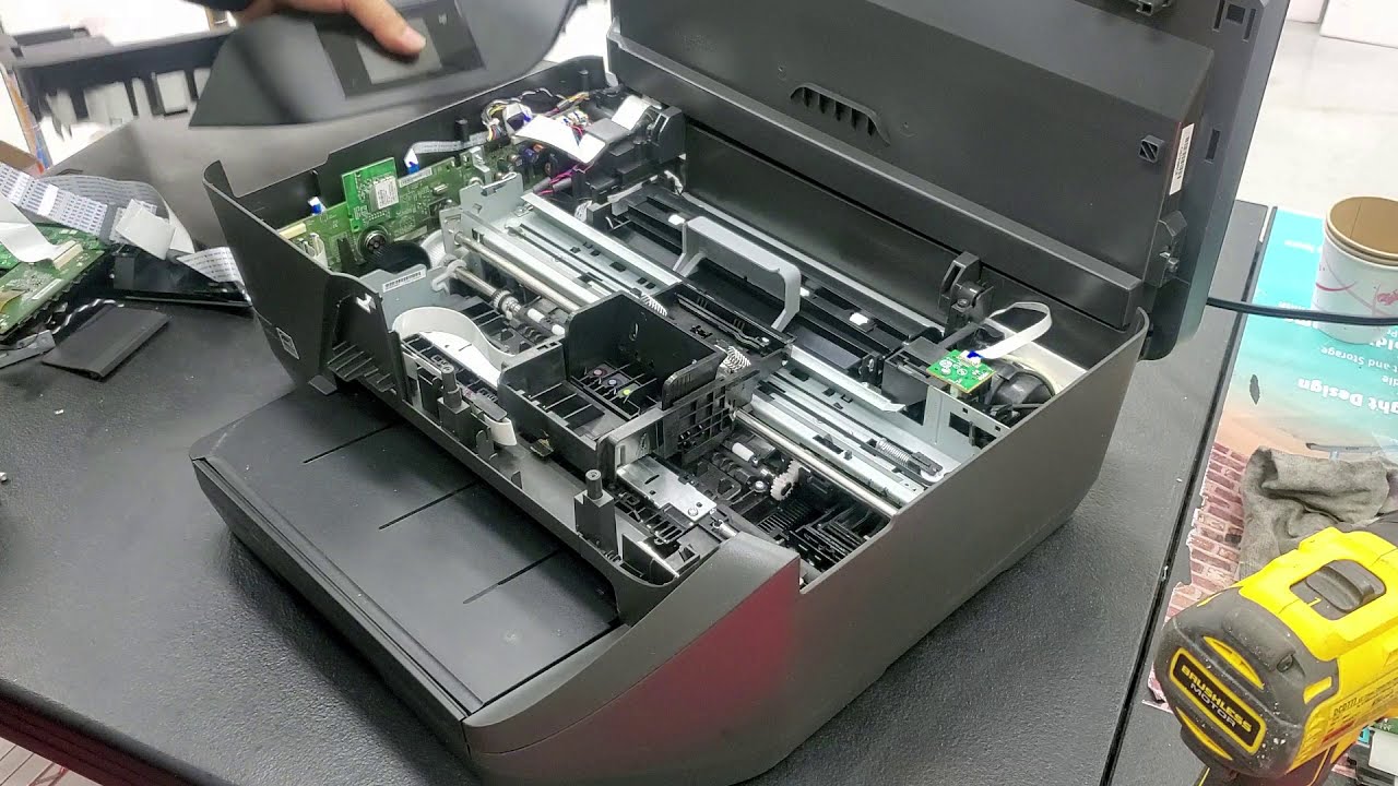 HP 6958, 6962 그리고 6978 분해하는 방법 - YouTube