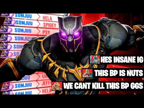 Rank #1 Black Panther DESTROYING Top500 Players! (INSANE GAMEPLAY)