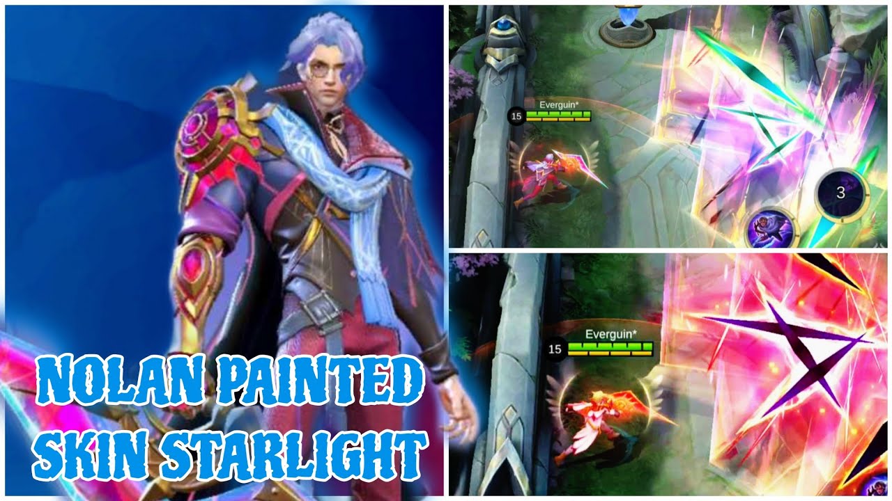 NOLAN PAINTED SKIN GAMEPLAY! 🔥 | ONE HIT DELETE BUILD | MOBILE LEGENDS ...
