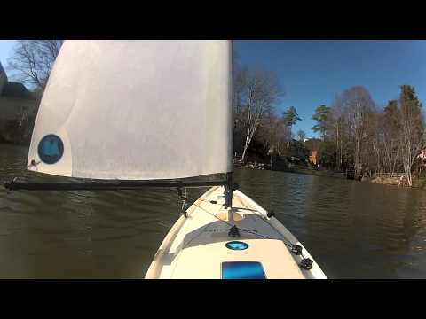 Gopro on RC sailboat - YouTube