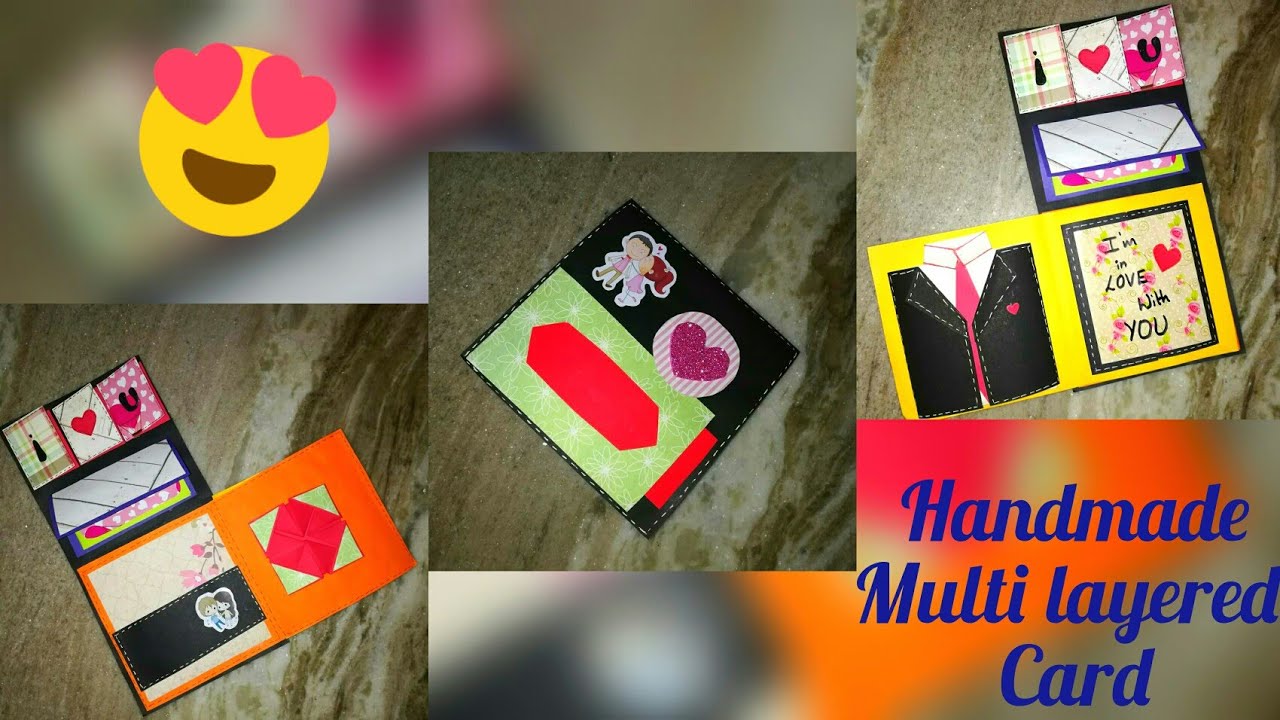 Multi layered card making ideas | multi layered greeting card | multi ...