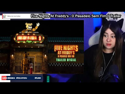 Mariana Alpha Reage: Five Nights At Freddy's - O Pesadelo Sem Fim | Trailer Dublado Oficial