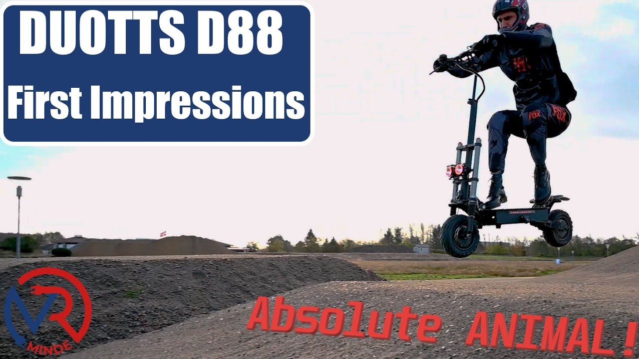 DUOTTS D88 Electrical Scooter. First impressions review - YouTube