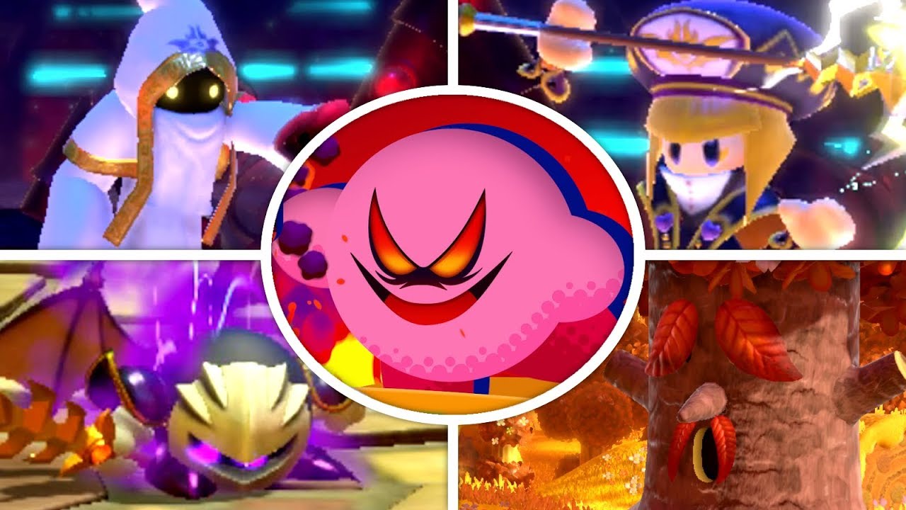 Kirby Star Allies - All Bosses + Secret Final Boss (Soul Melter ...