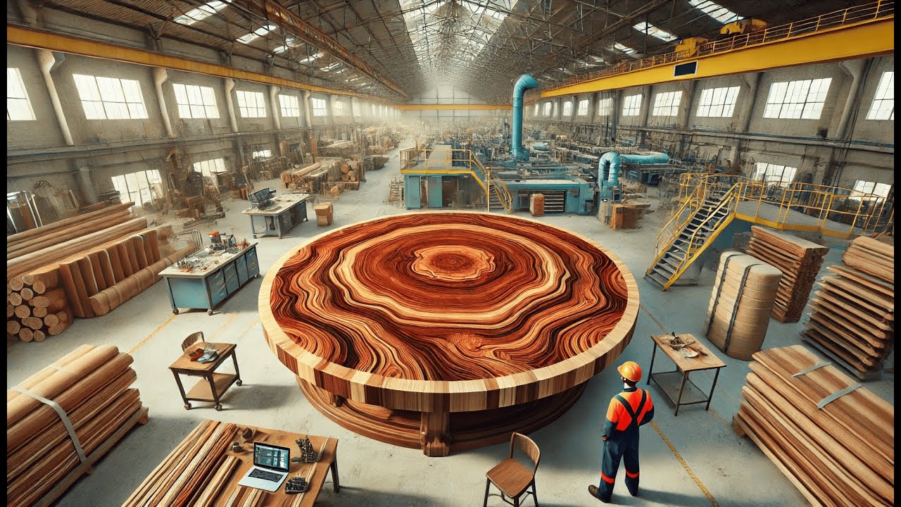 DIY Round Table Creation - The Pinnacle of Handcrafted Carpentry ...